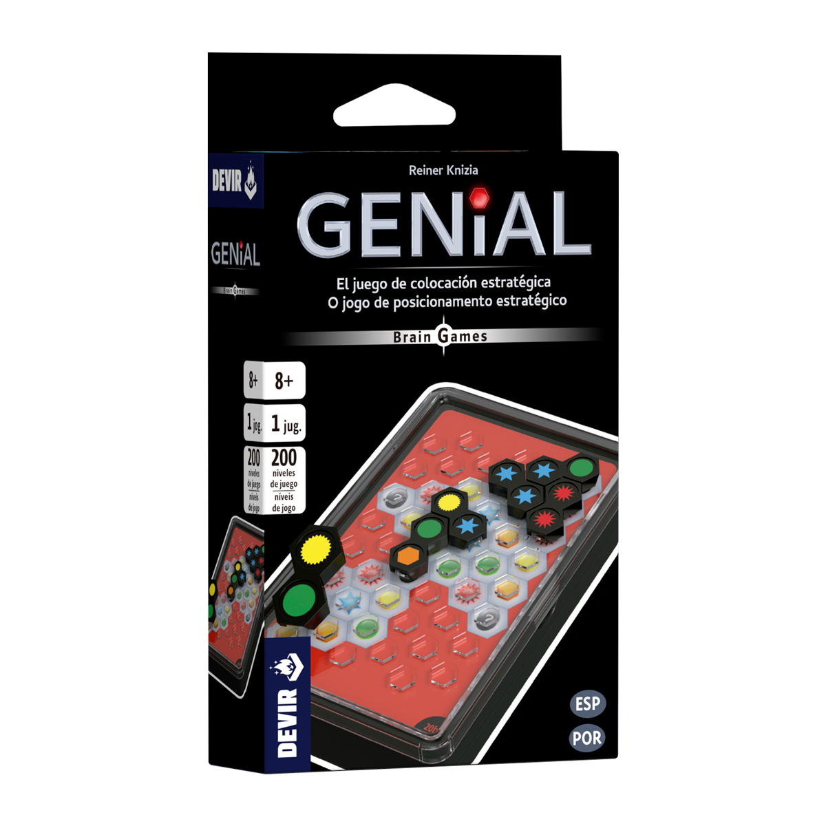 Genial Brain Game Juego de Mesa - Juegos Patolli